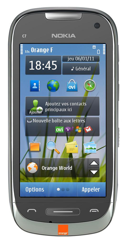 Téléphone mobile Nokia C7 : prix, avis et démo - Orange pro